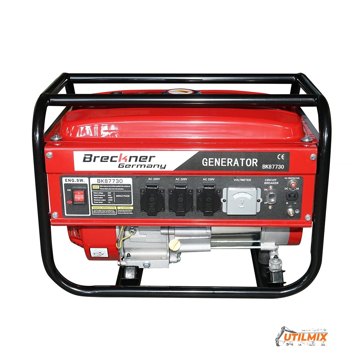 Generator electric pe benzina 220V/50Hz putere maxima 3.0 kw Breckner ...