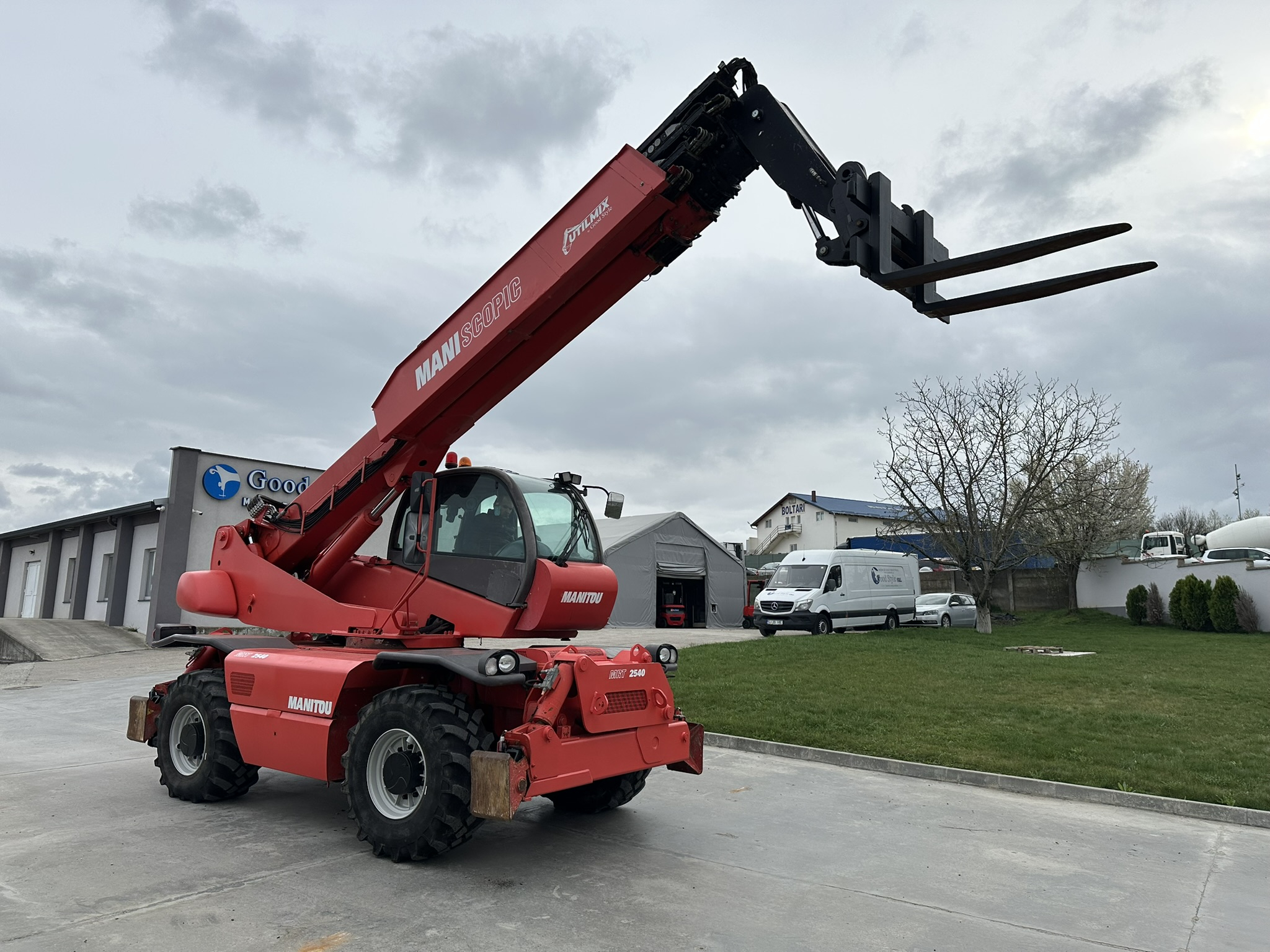Incarcator frontal telescopic rotativ Manitou MRT 2540 Privilege 2008 ...